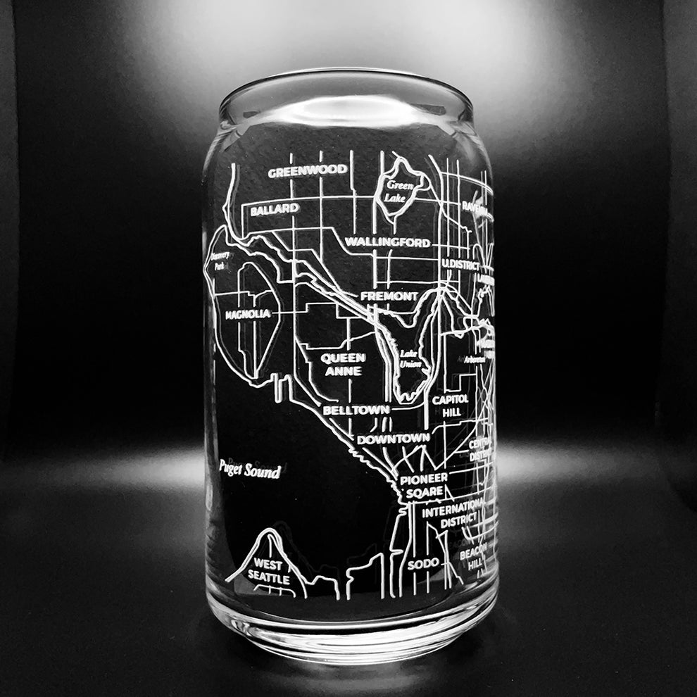 THE CAN - Seattle Map, 16oz – NARBO
